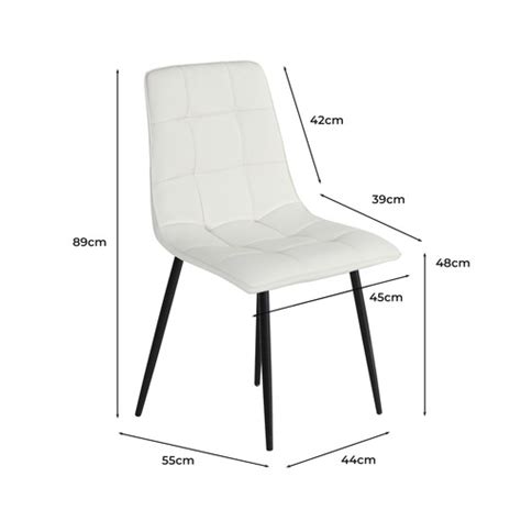 Oakleigh Home Eames Replica Faux Leather Dining Chairs Temple Webster