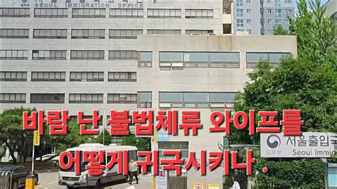 바람난 불법체류 와이프 귀국시키기 Youtube