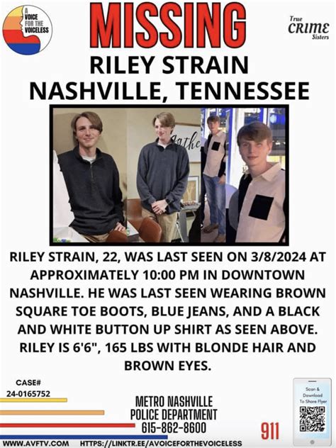 Debit Card Of Missing Student Riley Strain Found Near River In Nashville