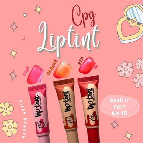 Liptint Cpg Waterbased Shopee Malaysia