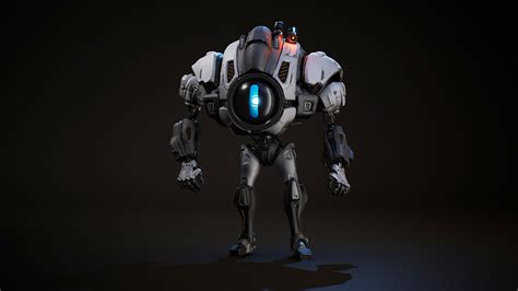 Leaked Game Assets Sci Fi Heavy Bot