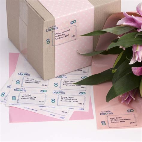 Avery Crystal Clear Shipping Labels For Laser Printers 199 6 X 289