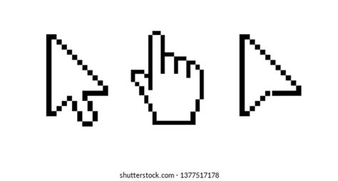 mouse cursor vector icons stock vector royalty free 1377517178