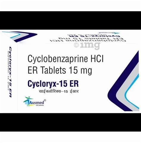 Cyclorysx 15 Er Cyclobenzaprine Er Tab 15 Mg At ₹ 240 Box Cyclobenzaprine Hydrochloride In