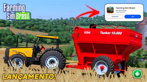 URGENTE É HOJE LANÇAMENTO do Farming Sim Brasil NOVO JOGO de