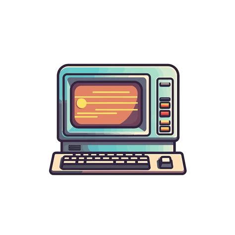 Premium Vector Vector Icon Of A Computer Laptop Flat Design