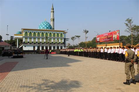 Polres Tangsel Apel Gelar Pasukan Amankan Pilkades Serentak Kab Tangerang Polres