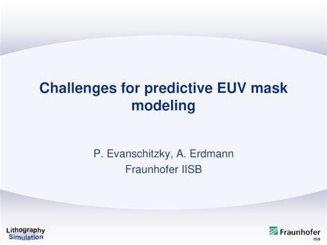 Pdf Challenges For Predictive Euv Mask Modeling · Rcwa Based Mask