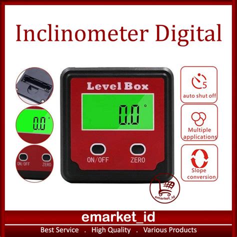 Inclinometer Digital Mini Protractor Alat Ukur Sudut Kemiringan Slope Level Box Angle