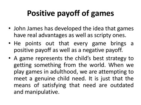 Game Analysis Transactional Analysis
