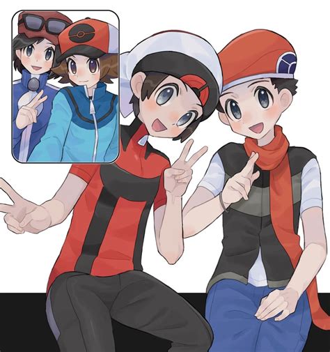 Hilbert Brendan Lucas And Calem Pokemon And 4 More Drawn By Sana