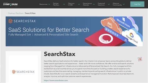 Visit With Searchstax At The Sitecore Symposium 2020 Searchstax Blog