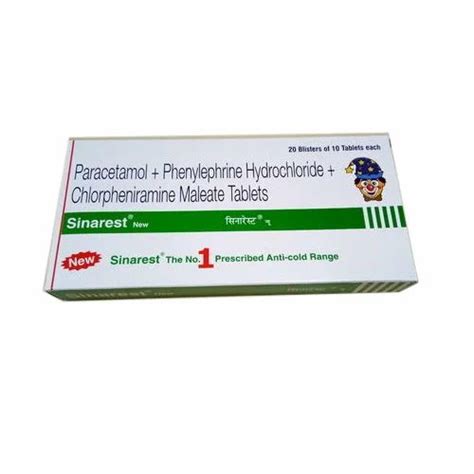 Sinarest 20 X 10 Tablets At Best Price In Mumbai Id 19060734512