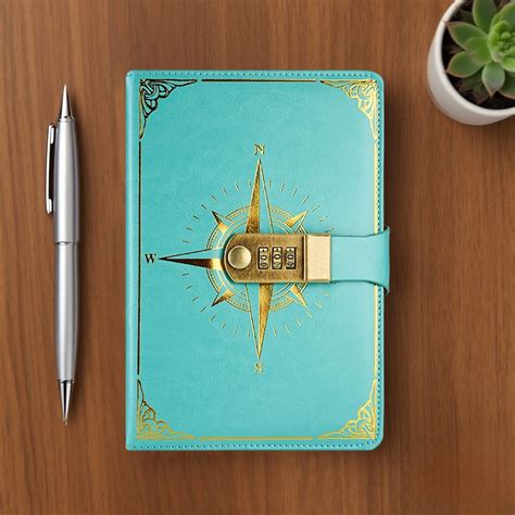 Cute Notebook A5 Classic Password Diary Personalized Lockable Password