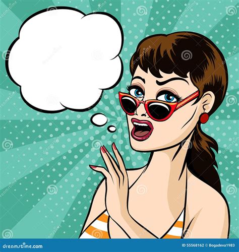 Girl In Glasses Stock Vector Illustration Of Face Cartoon 55568162