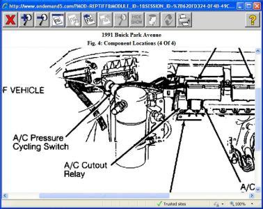 1991 Buick Park Avenue Cooling Fan Engine Cooling Problem 1991