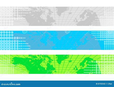 Bandeira Do Mapa De Mundo Ilustração Do Vetor Ilustração De Grade