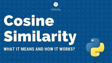 cosine similarity understanding the math and how it works with