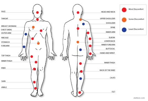Tattoo Placement Chart