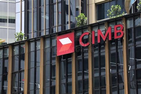 Cimb Bank In Singapore Editorial Photography Image Of Modern 335602477