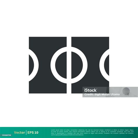 축구장 축구 경기장 아이콘 벡터 로고 템플릿 일러스트 디자인 벡터 Eps 10 Championship에 대한 스톡 벡터 아트 및 기타 이미지 Championship