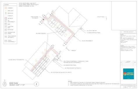 Design Solar Pv Permit Plans Using Autocad By Sayyadiltam Fiverr
