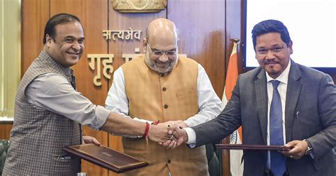 Conrad Sangma Sought Amit Shahs Support To Form New Govt In Meghalaya