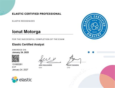 Elasticsearch Certification Elasticsearchengineer Datasearch Bigdata… Ionut Motorga 20