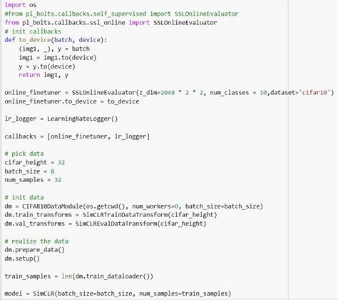 Regarding The Collab Notebook Of Simclr · Issue 416 · Lightning Universelightning Bolts · Github