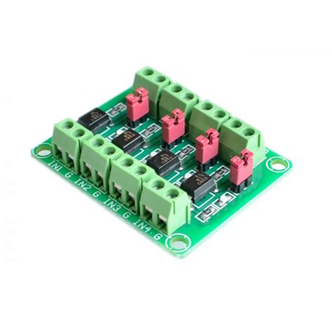 Pc817 4 Ch Optocoupler Isolation Module Darkoct02