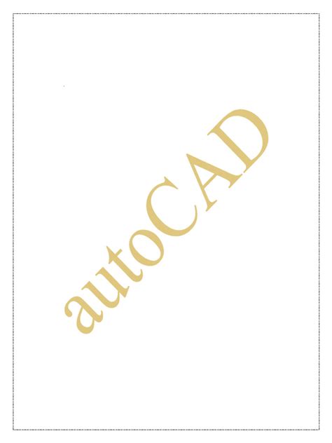 Autocad Procedures Pdf Diameter Software