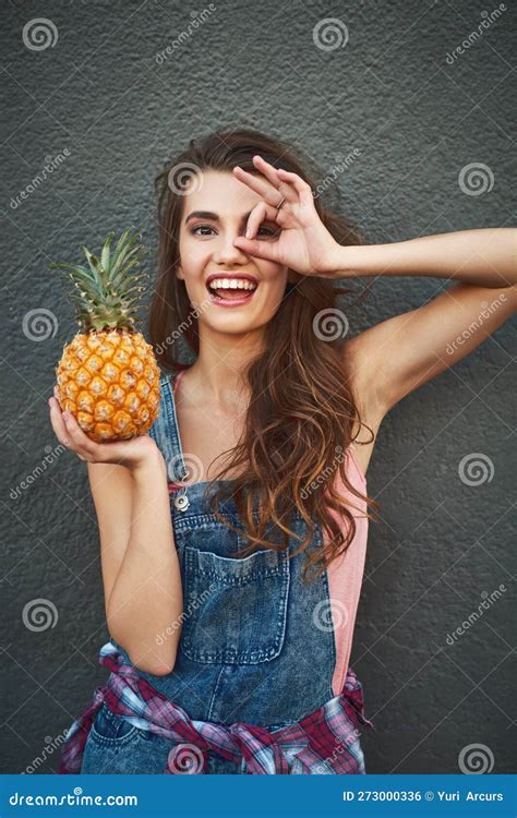Shes All About Being Fun And Exciting Portrait Of A Carefree Young