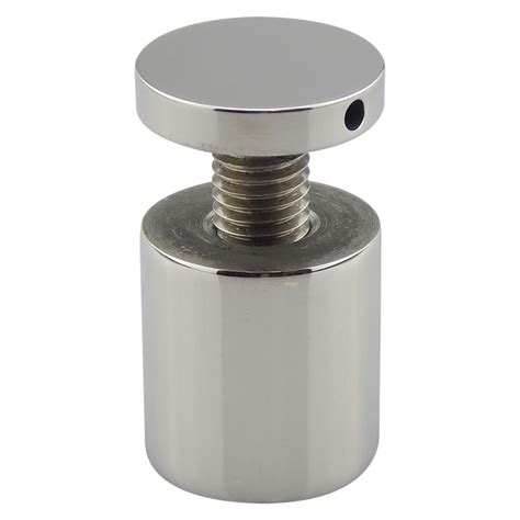 Glass Display Standoff 1 Length Chrome Finish Igt Glass Hardware