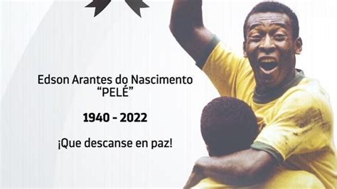 Federación De Fútbol De Ecuador Lamenta La Muerte De Pelé El Rey