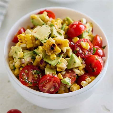Summer Corn Tomato Avocado Salad Recipe