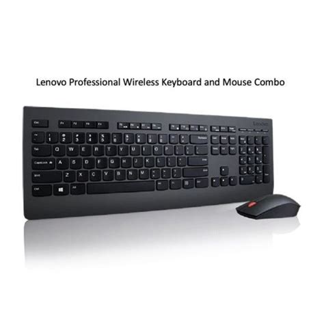 Lenovo Professional Wireless Keyboard And Mouse Combo Shopee Singapore