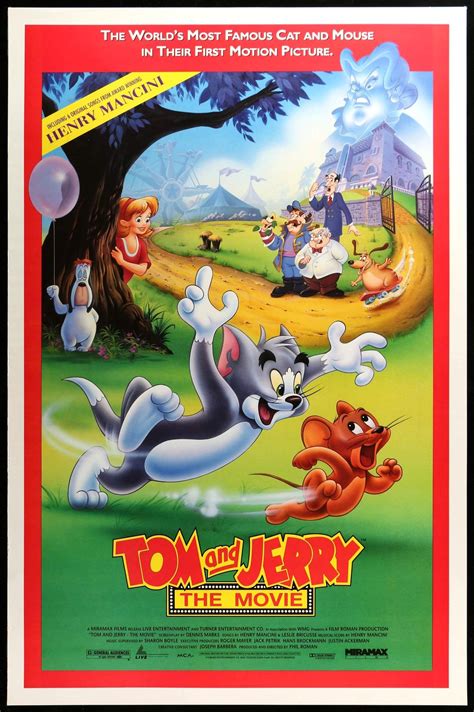 Tom And Jerry The Movie 1992 Original One Sheet Movie Poster