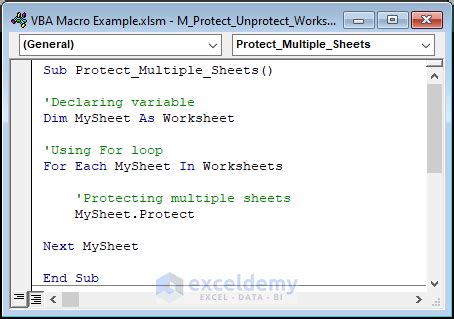 25 VBA Macro Example For Enhanced Productivity ExcelDemy