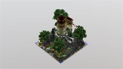 Minecraft Medieval Tower Schematic