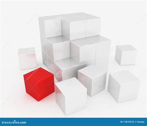 Abstract Cube Stock Illustration Illustration Of Form 17672513