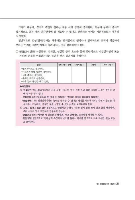 알라딘 미리보기 2021 제주특별자치도개발공사 인적성검사 직무수행능력test 포함