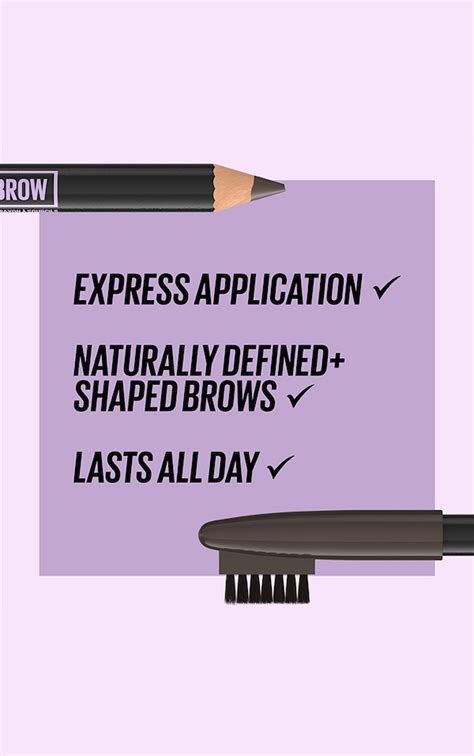 Maybelline Express Brow Shaping Pencil Natural Definition 04 Deep Brown
