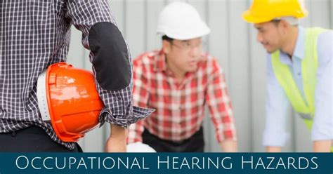 Occupational Hearing Hazards Beverly Hills Hearing