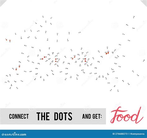 Word Food Typography Consisting Of Fork Spoon Pan Plate With A Leaf