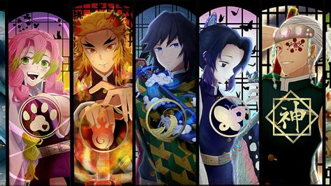 Demon Slayer Kimetsu No Yaiba Giyuu Tomioka Gyomei Himejima Kyojuro