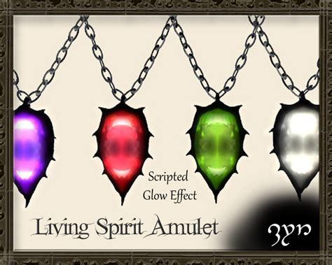 Second Life Marketplace Zyn ~ Living Spirit Amulet