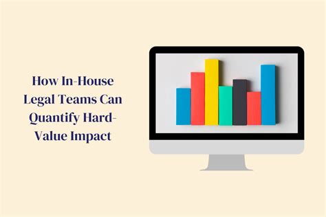 how in house legal teams can quantify hard value impact