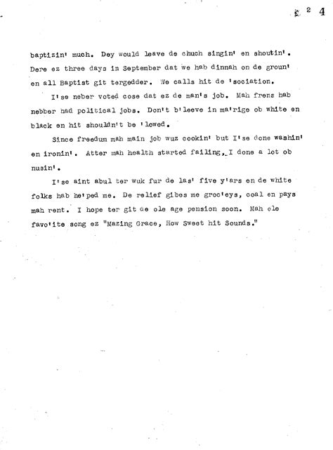 Image 7 Of Federal Writers Project Slave Narrative Project Vol 15