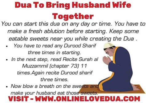 Powerful Dua To Bring Husband And Wife Closer Online Love Dua