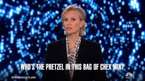Jane Lynch You Are The Weakest Link  By Nbc Find And Share On Giphy